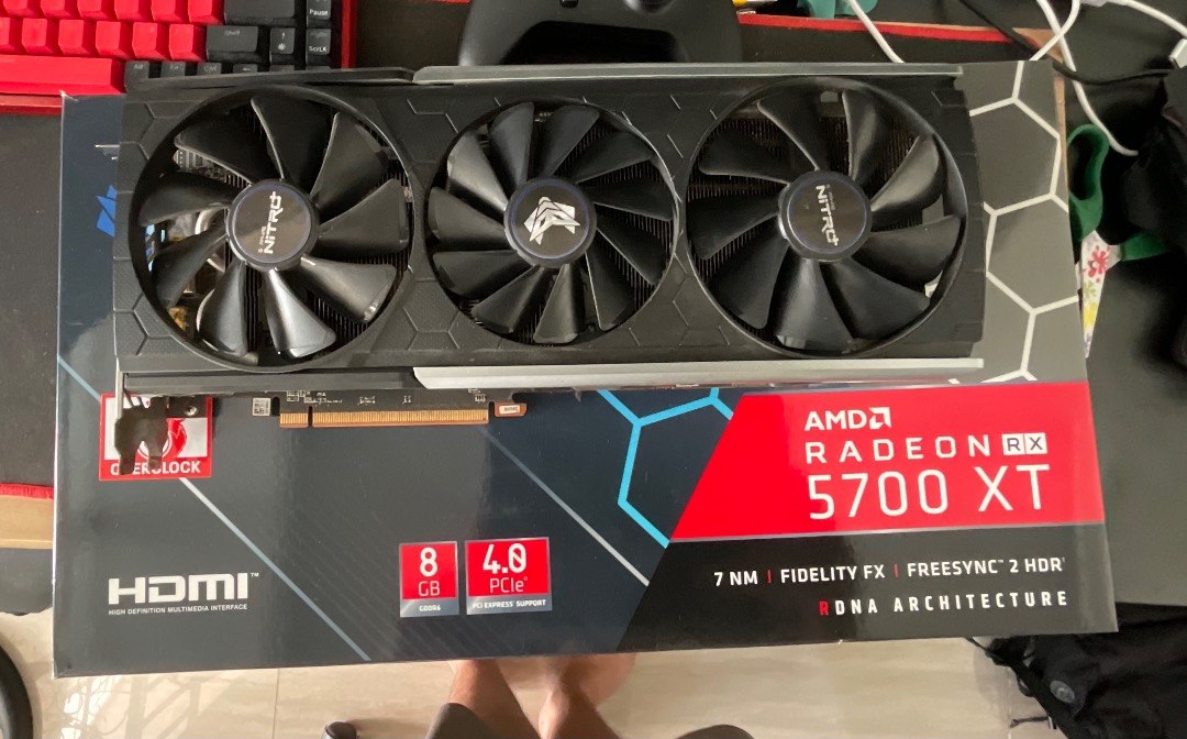 AMD Radeon RX 5700 XT sapphire nitro+, Computers & Tech, Parts ...