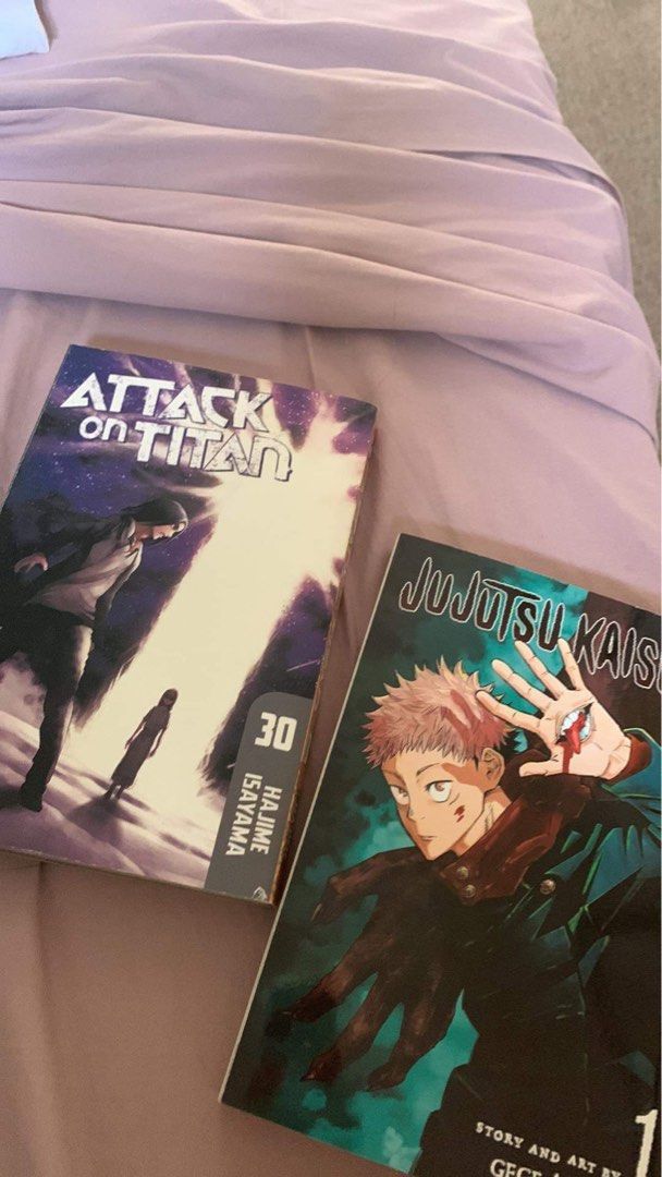 AOT & JJK Manga, Hobbies & Toys, Books & Magazines, Comics & Manga on ...