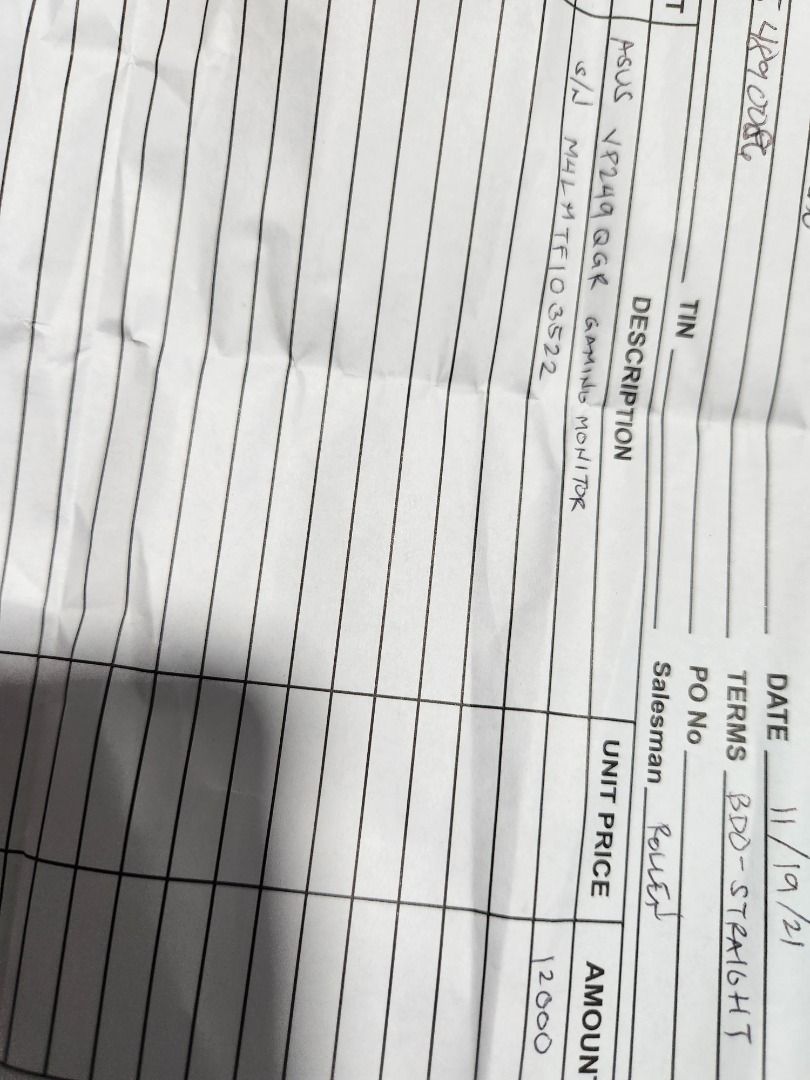 Asus VP249 144Hz IPS Gaming Monitor, Computers & Tech, Parts ...