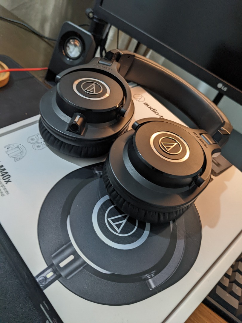 Audio Technica ATH-M40x, Audio, Headphones & Headsets on Carousell