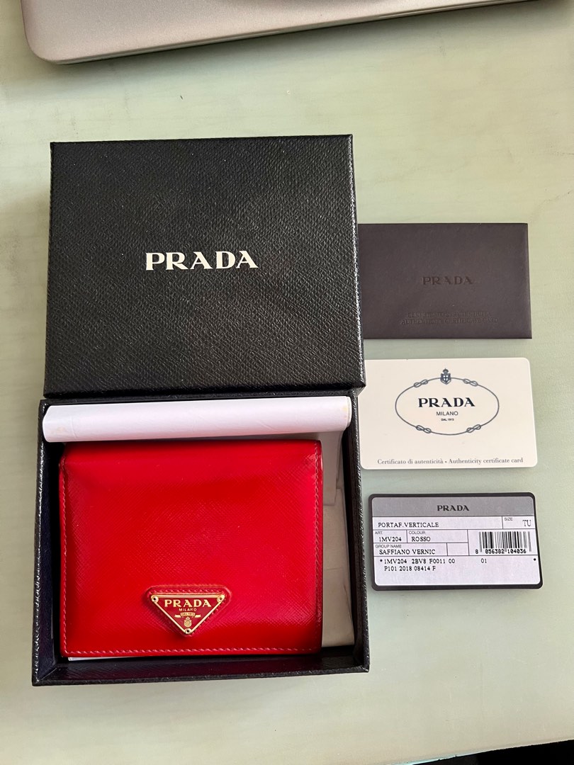 Authentic Prada Wallet, Luxury, Bags & Wallets on Carousell