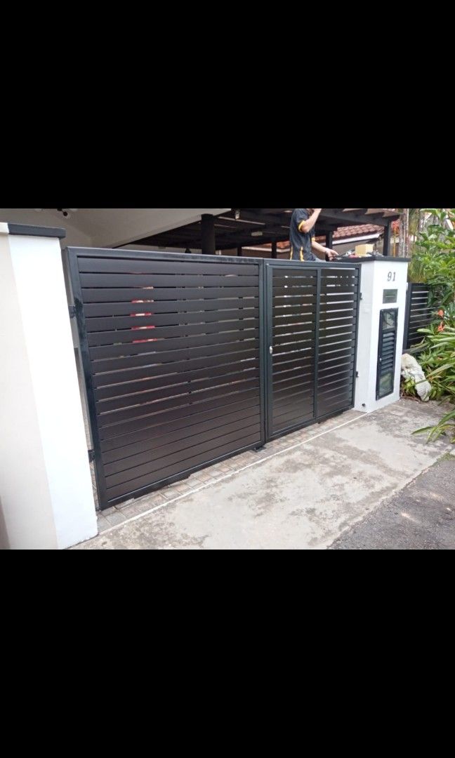 Auto Gate Swing Sliding Driveway Gate, Home Services, Renovations ...