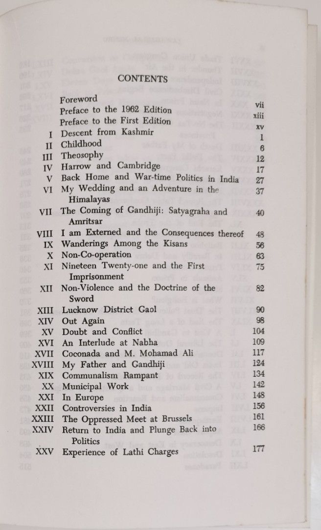 Autobiography. JAWAHARLAL NEHRU, Hobbies & Toys, Books & Magazines ...