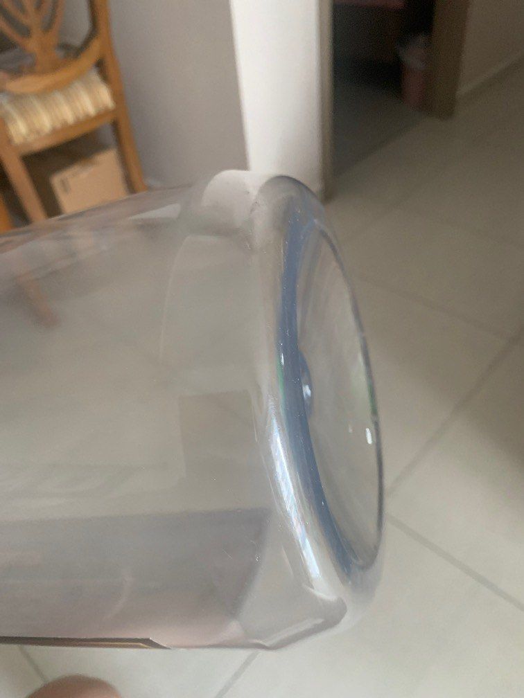 Big empty bottle, container , piggy bank, uncle Lim happy popcorn ...