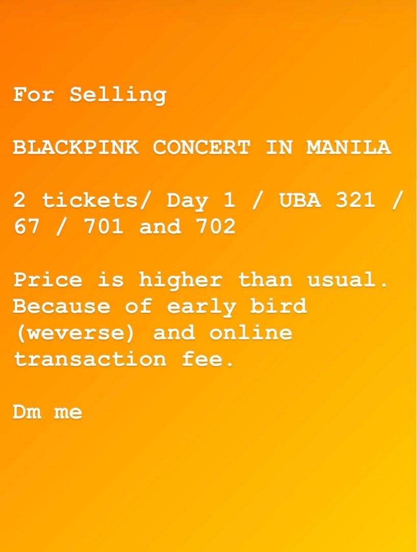 Blackpink Concert In Manila Tickets Vouchers Event Tickets On Carousell blackpink-concert-in-manila-tickets-vouchers-event-tickets-on-carousell