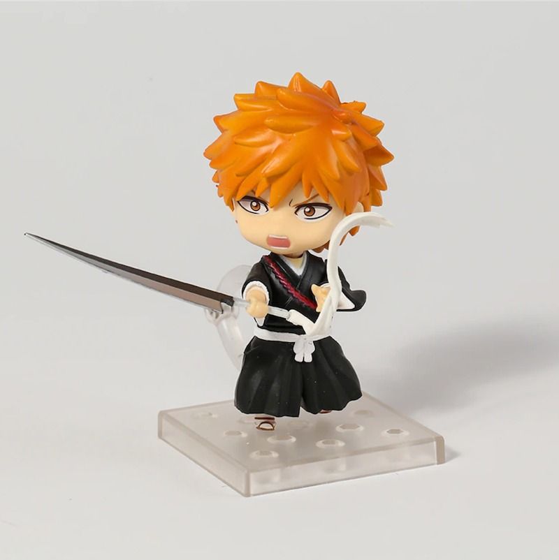 Bleach Kurosaki Ichigo 991 Assemble Change Face Action Figure 10cm Doll Toy Gift, Hobbies & Toys ...
