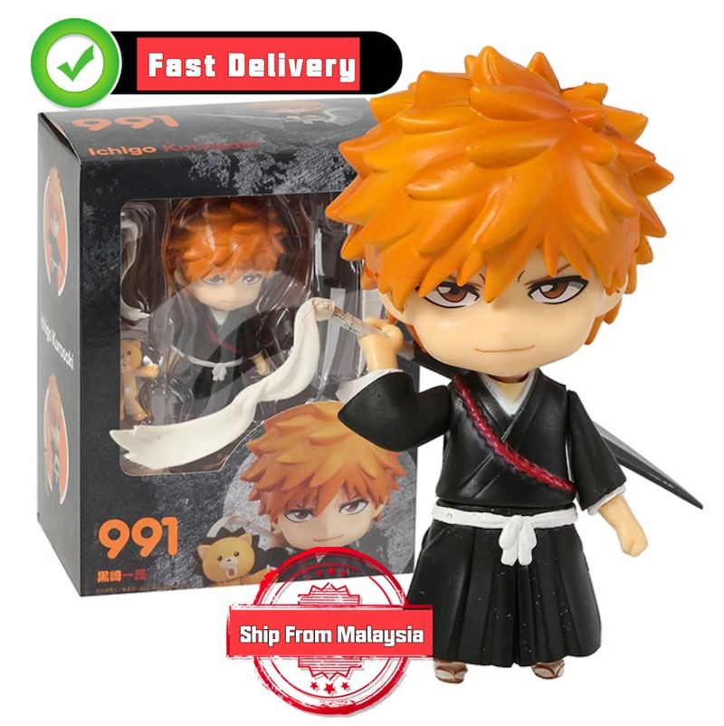 Bleach Kurosaki Ichigo 991 Assemble Change Face Action Figure 10cm Doll Toy Gift, Hobbies & Toys ...