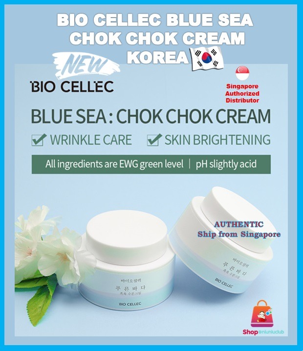 Bluesea chokchok Cream BIOCELLEC Korea 50ml moisture cream, Beauty ...