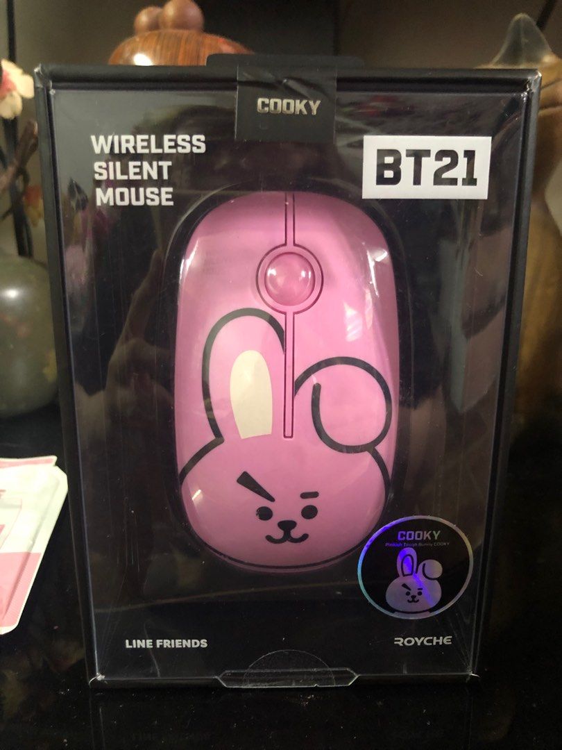 BT21 Cooky Wireless Silent Mouse, Hobbies & Toys, Memorabilia & Collectibles, K-Wave on Carousell