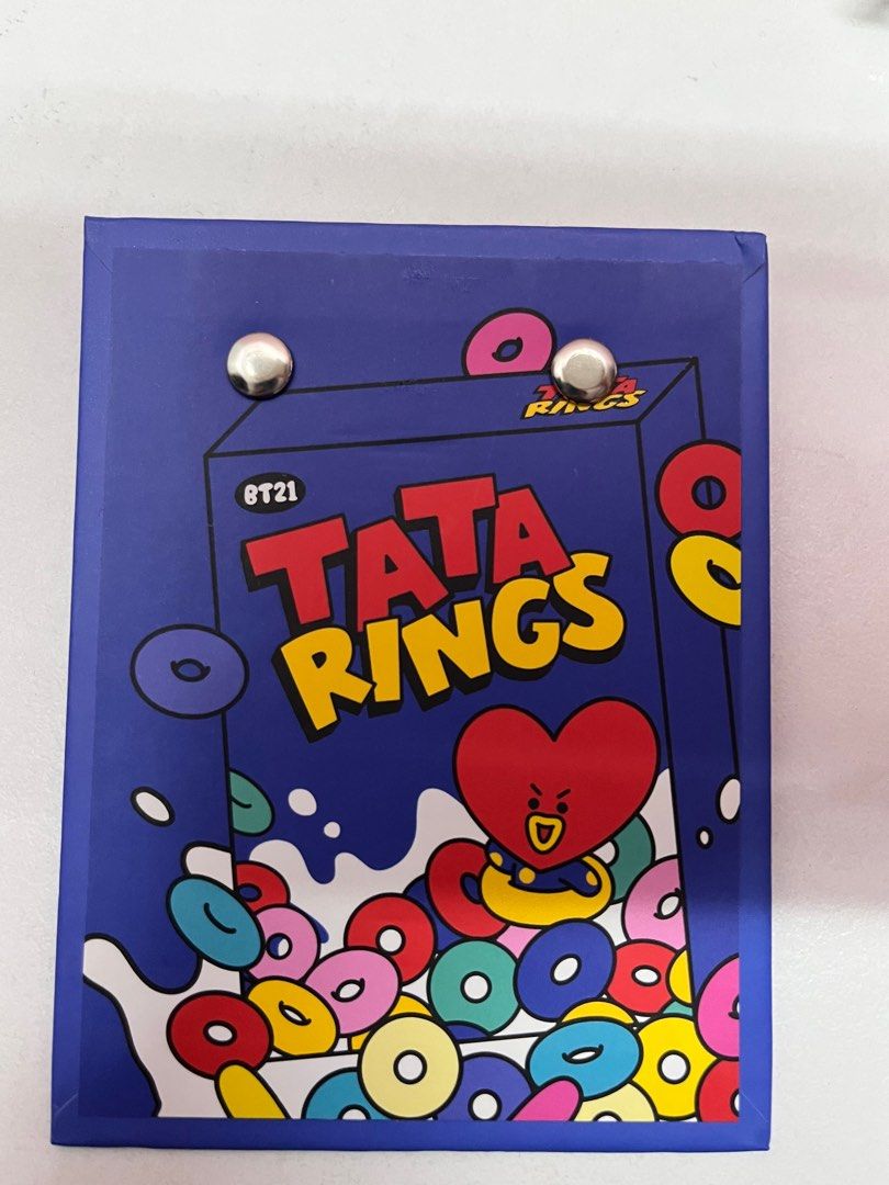 bt21 tata rings notepad, Hobbies & Toys, Stationery & Craft, Stationery ...