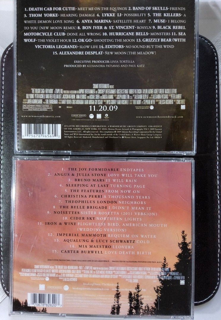 Bundled Deal of 2 Original Motion Picture Soundtrack Twilight Breaking ...