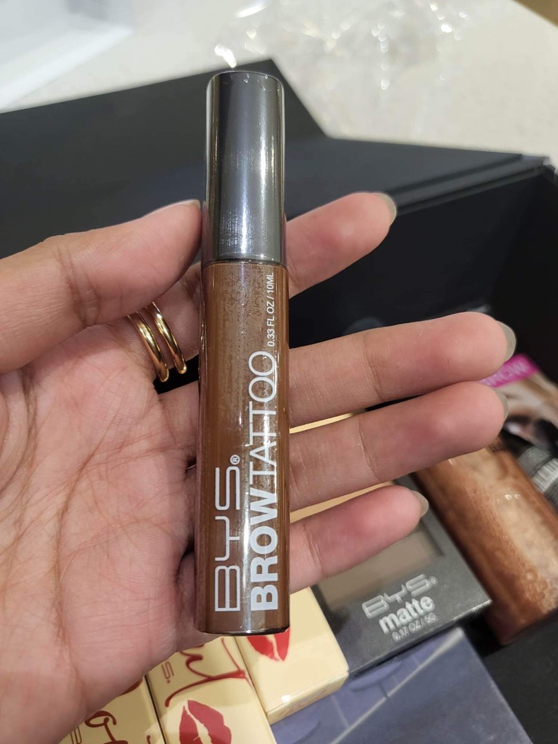 BYS Brow Tattoo (02 Brown), Beauty & Personal Care, Face, Makeup on Carousell