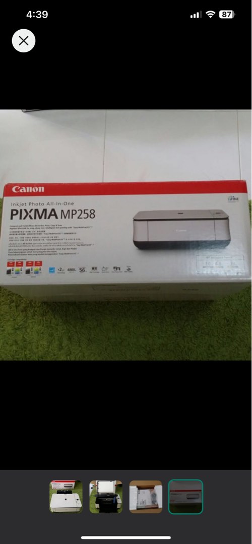 Canon Inkjet Pixma MP258, Computers & Tech, Printers, Scanners ...