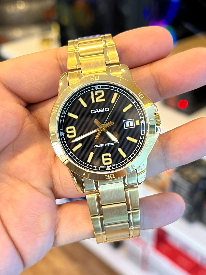 CASIO Analog Gold Stainless Steel Men's Watch MTP-V004G-1BU / Legit ...