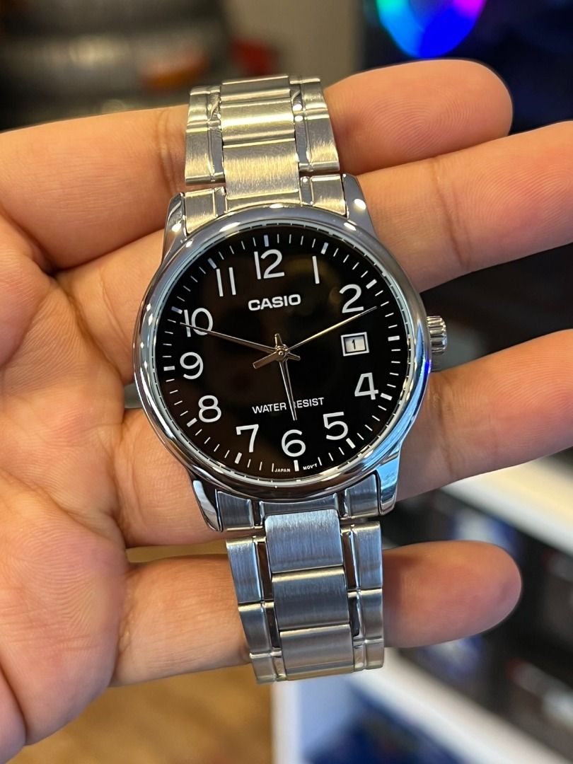 CASIO Analog Stainless Steel Men's Watch MTP-V002D-1B / Legit Casio ...