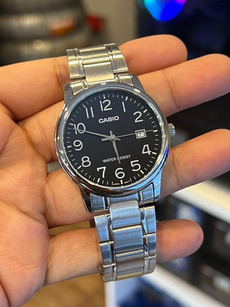 CASIO Analog Stainless Steel Men's Watch MTP-V002D-1B / Legit Casio ...