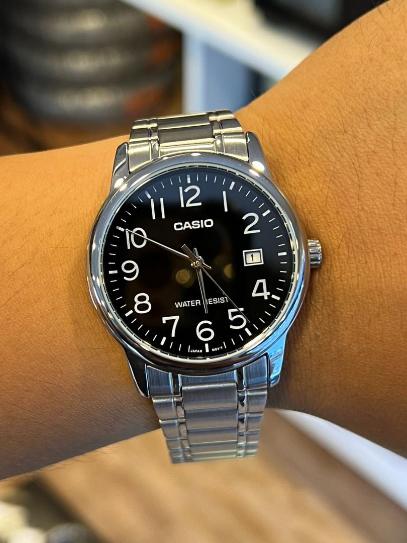 CASIO Analog Stainless Steel Men's Watch MTP-V002D-1B / Legit Casio ...