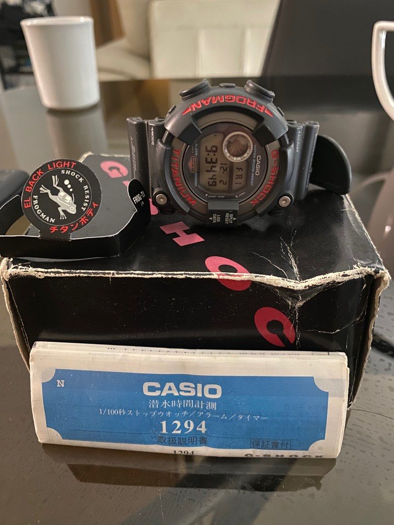 Casio G- Shock Frogman 8200 , Men's Fashion, Watches & Accessories ...