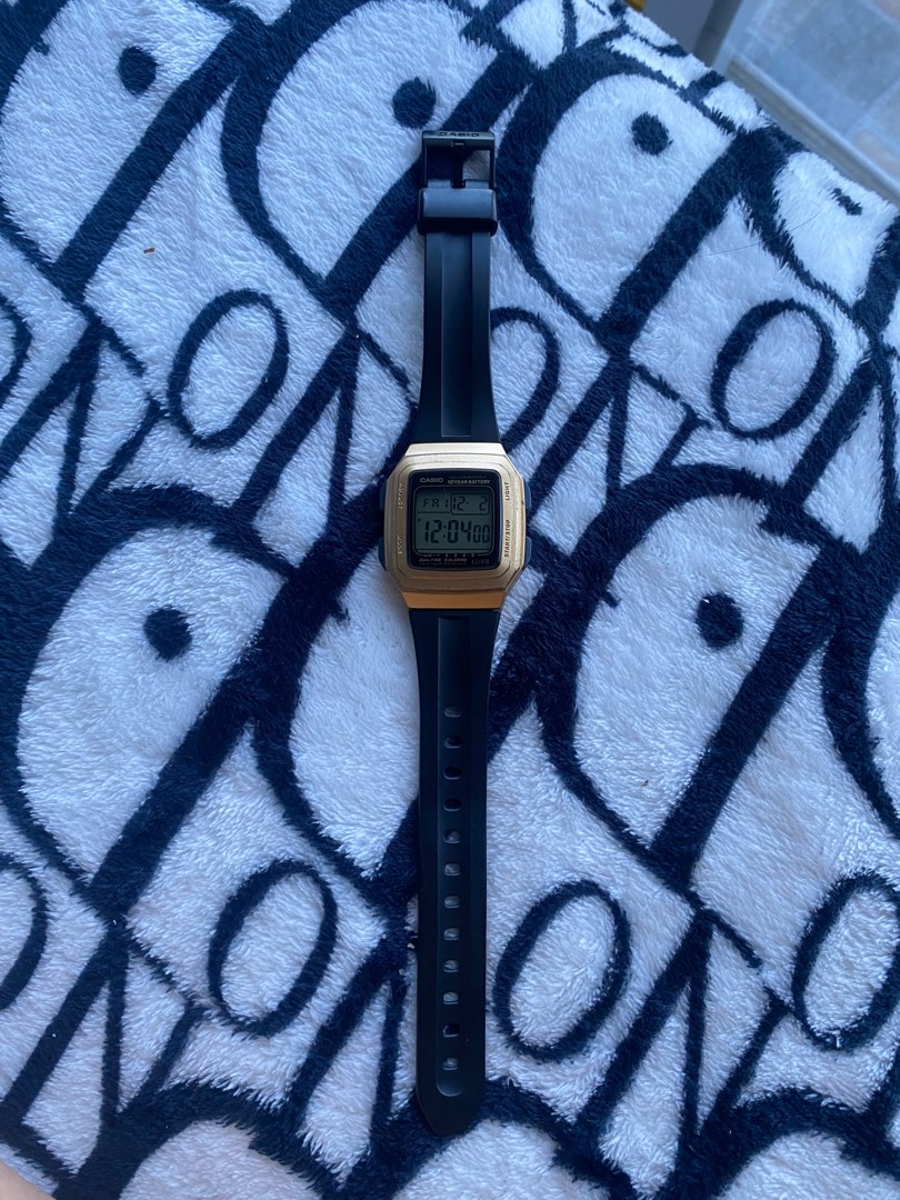 Casio gold black digital watch F201WA BUNDLE OF 2 watches , Women's ...