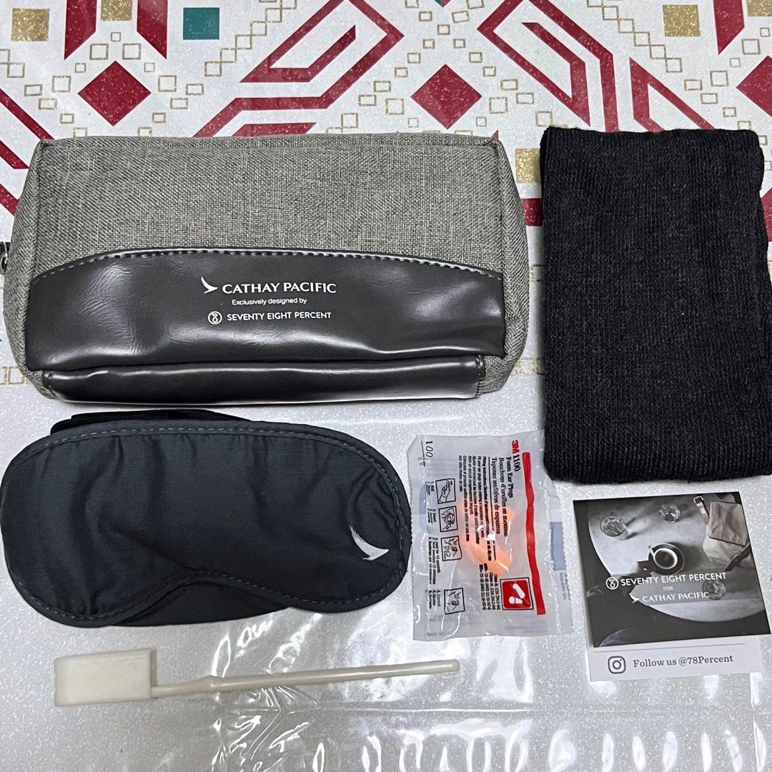 Cathay Pacific Business Class Travel Amenity Kit, Hobbies & Toys, Travel, Travel Essentials ...