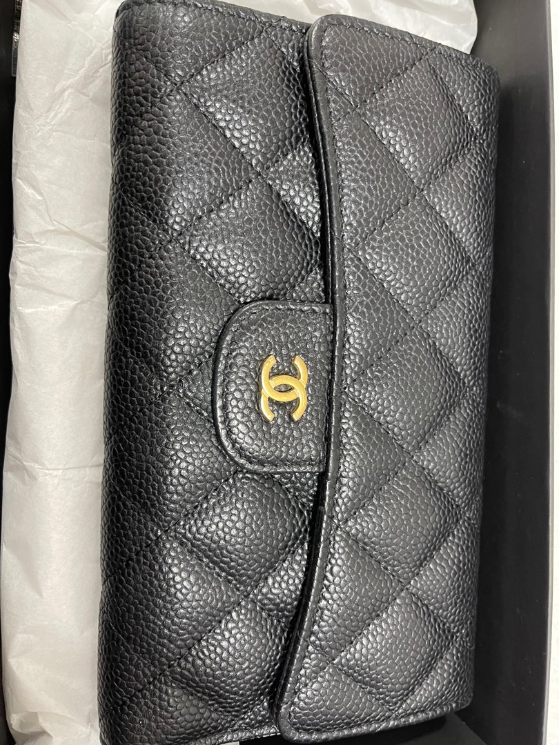 Chanel Long Wallet, Luxury, Bags & Wallets on Carousell