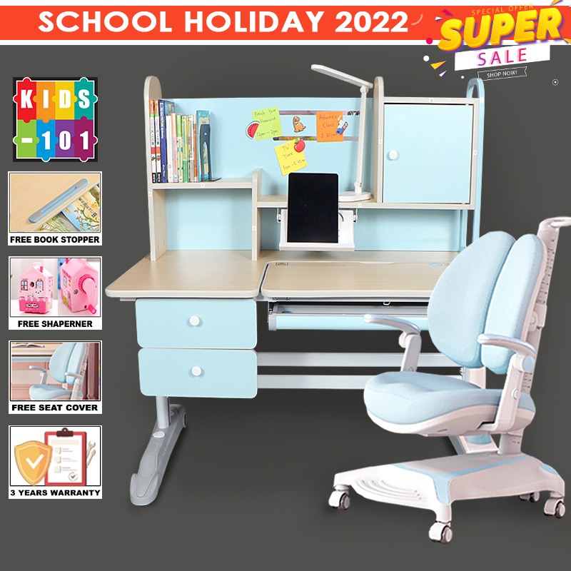 School Holiday Free Assembly! Children Ergonomic Study Table & Chair ...