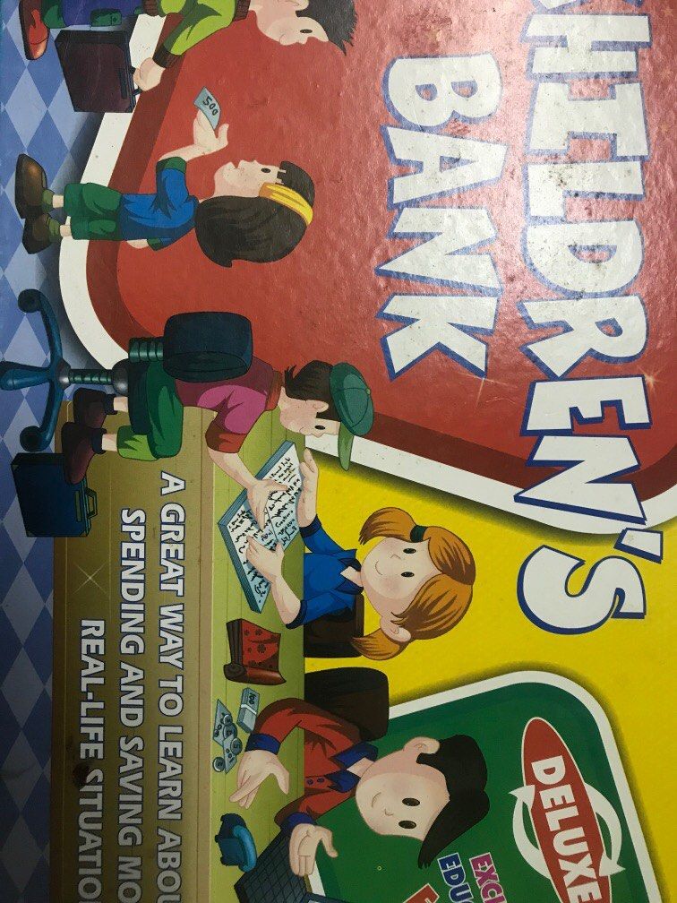 Childrens bank board game, Hobbies & Toys, Toys & Games on Carousell