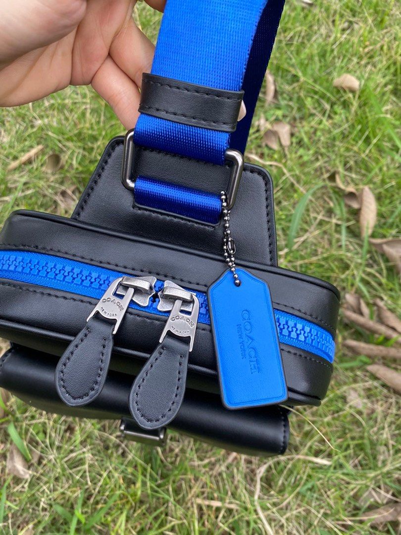 Coach Track Pack In Colorblock Signature, Men's Fashion, Bags, Sling ...