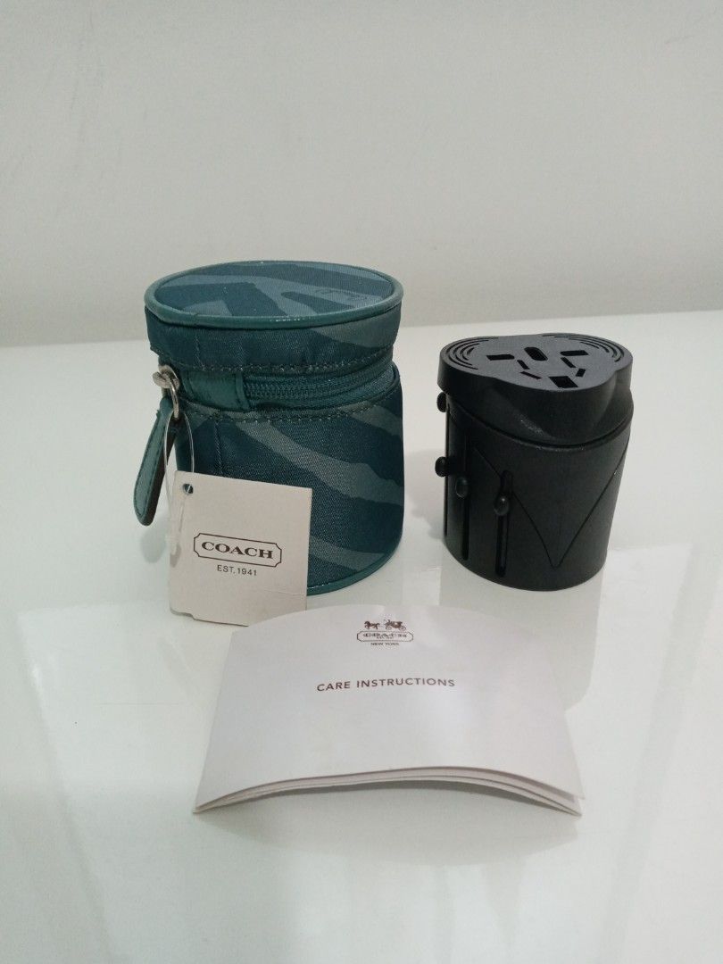 Coach Travel Adaptor, Luxury, Accessories on Carousell