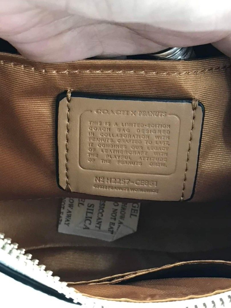 Coach X Peanuts Teri Shoulder Bag With Snoopy And Friends Motif, Women ...