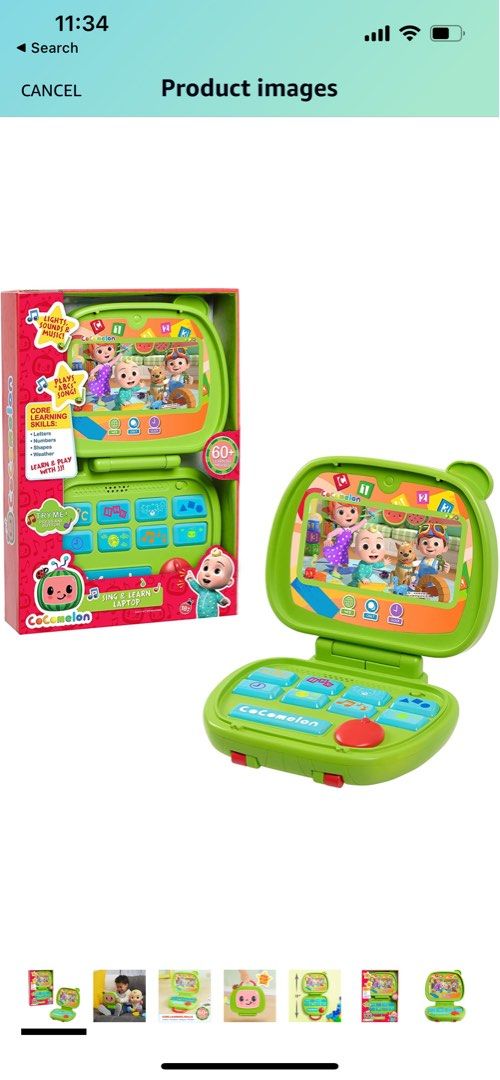 Cocomelon sing and learn laptop, Hobbies & Toys, Toys & Games on Carousell