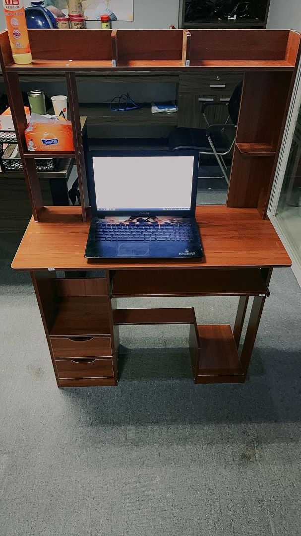 Computer Desk, Computer Table, Home Working Table, Furniture, Work from ...