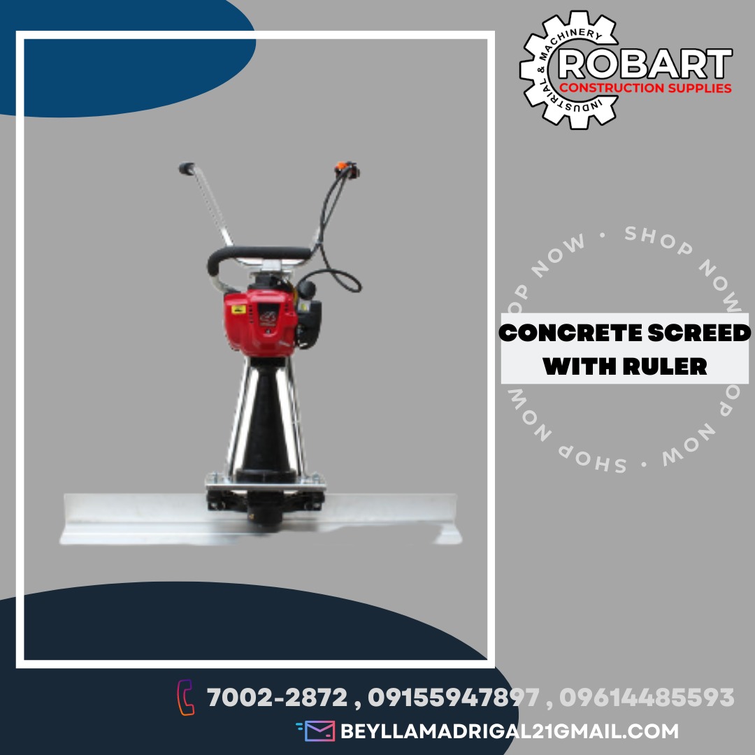 Concrete Screed with Ruler, Commercial & Industrial, Construction Tools ...
