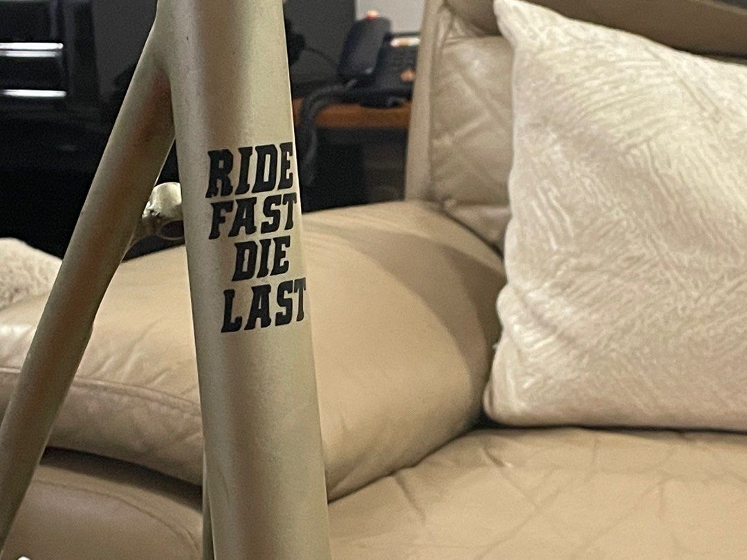 Constantine Barnard track / fixie frameset Black Gold, Sports Equipment ...