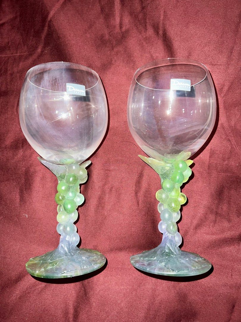 Daum Wine Glass for luxury, Furniture & Home Living, Home Decor, Vases ...