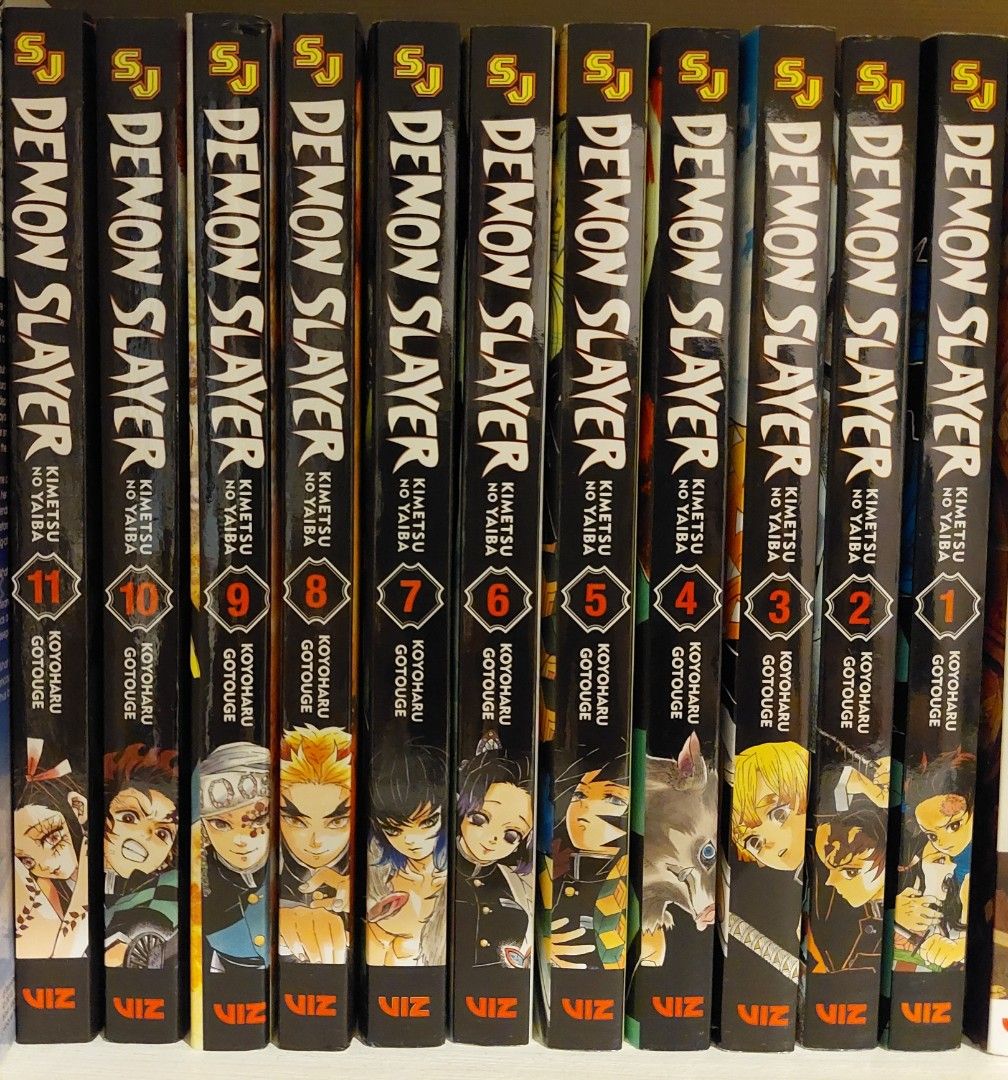 Demon Slayer Vol 1-11, Hobbies & Toys, Books & Magazines, Comics ...