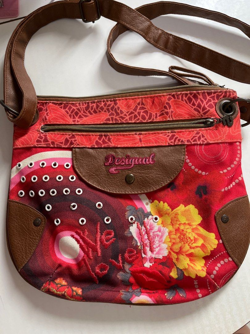 Desigual crossbody, Women's Fashion, Bags & Wallets, Cross-body Bags on ...