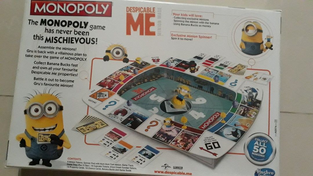 despicable me monopoly