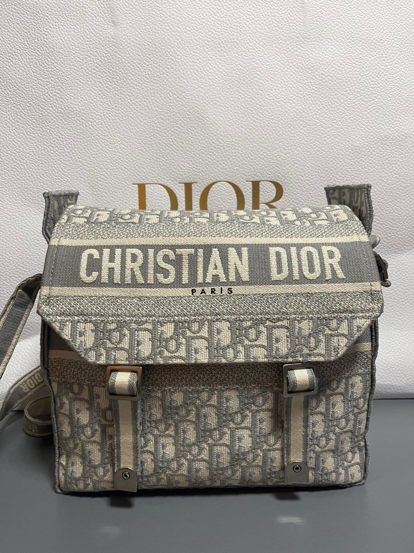 Dior oblique messager bag, Luxury, Bags & Wallets on Carousell