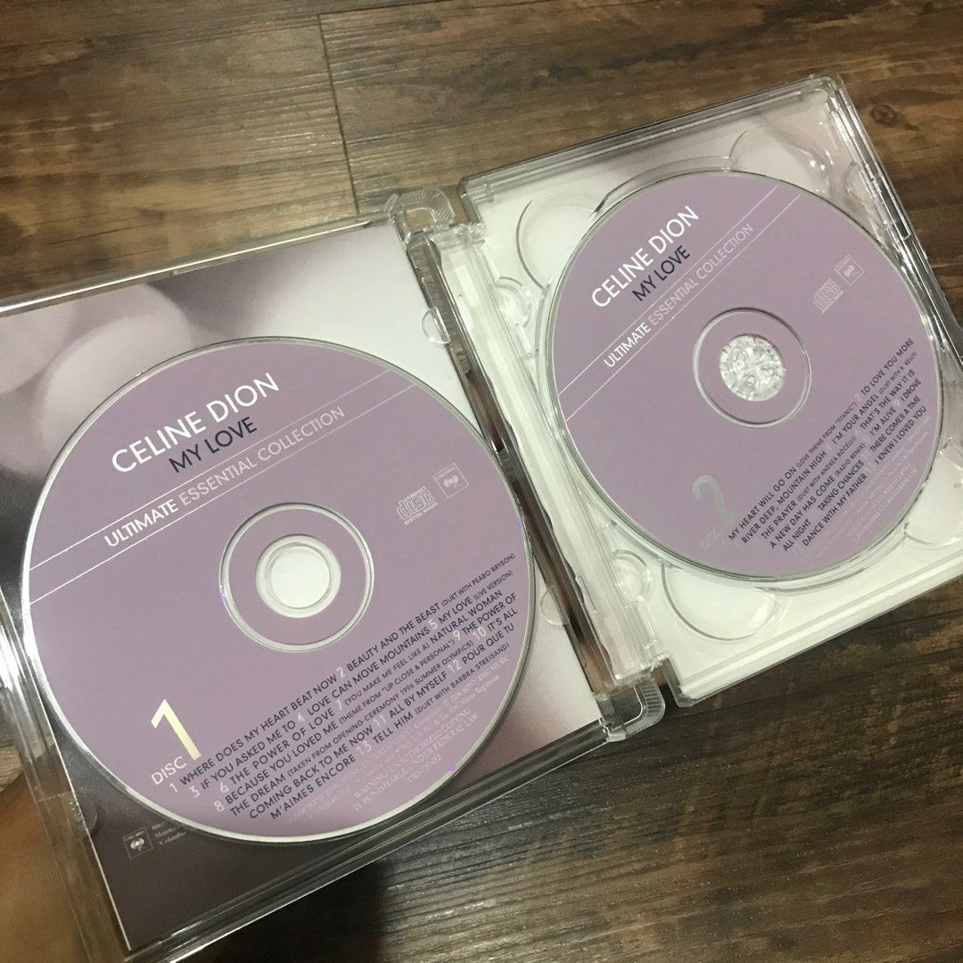 Double Cd Celine Dion My Love Ultimate Essential Collection, Hobbies ...
