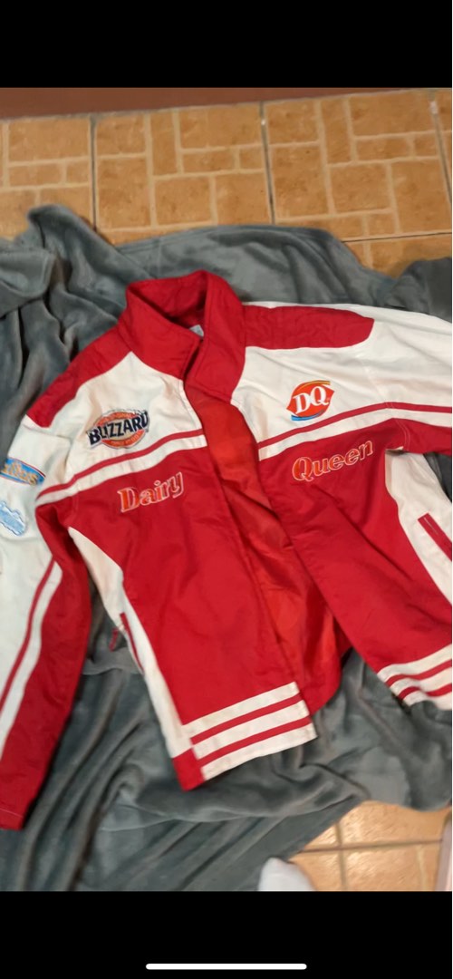 DQ RED JACKET, Men's Fashion, Coats, Jackets and Outerwear on Carousell