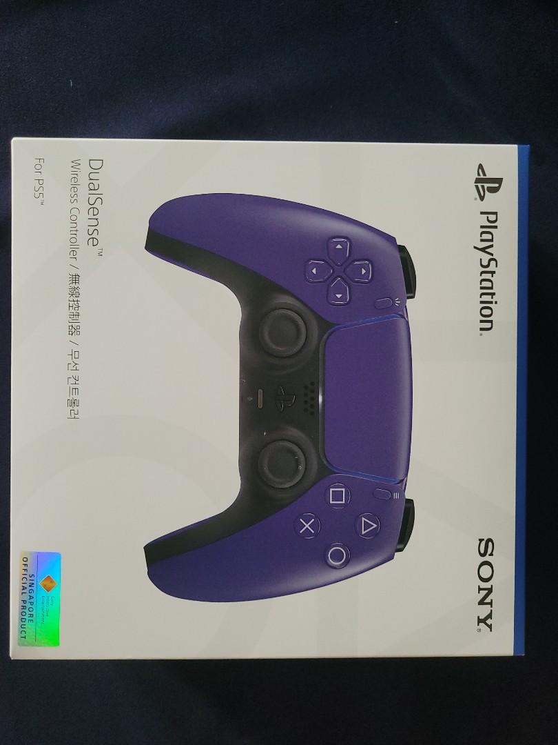 Ps5 Dualsense Controller (Galactic Purple), Video Gaming, Gaming ...