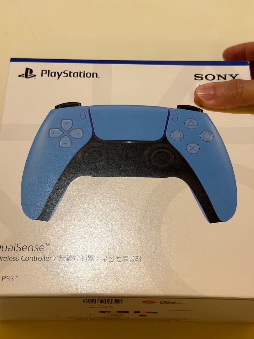 Dualsense PS5 Light Blue Colour Controller, Video Gaming, Gaming ...