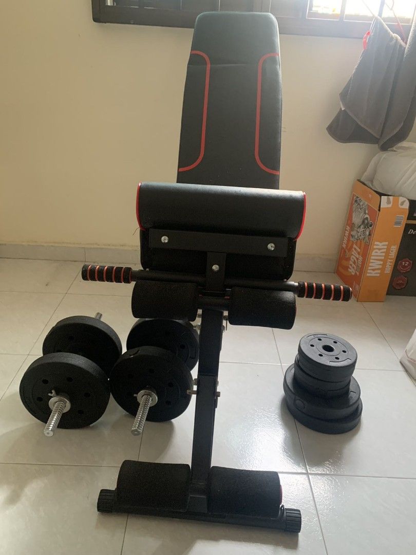 Dumbbell Fitness stool chair, Sports Equipment, Exercise & Fitness ...