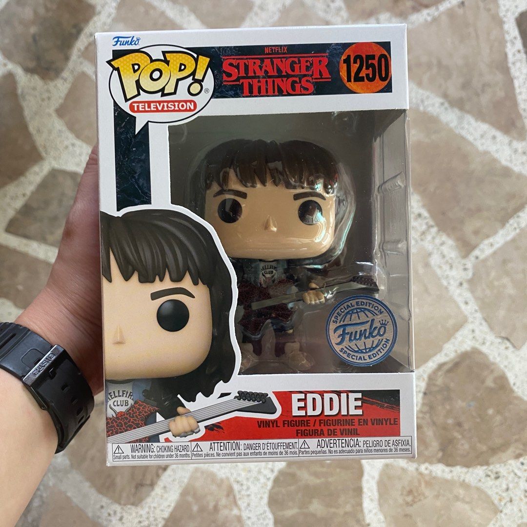 Stranger things Eddie Munson Funko pOp, Hobbies & Toys, Toys & Games on ...