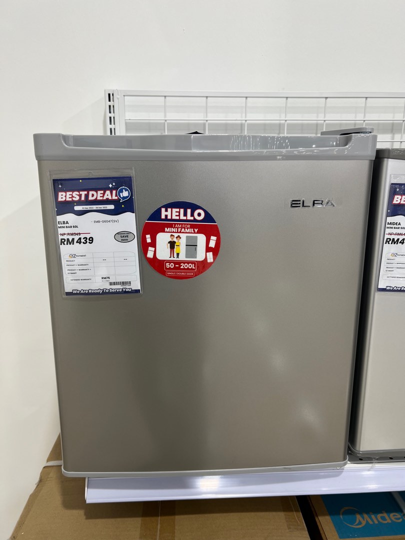 ELBA MINI BAR 60L, TV & Home Appliances, Kitchen Appliances ...