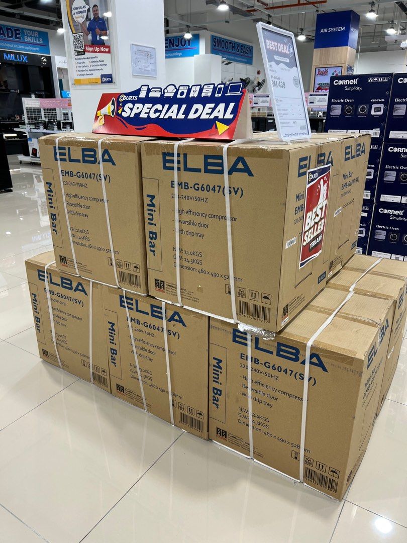 ELBA MINI BAR 60L, TV & Home Appliances, Kitchen Appliances ...