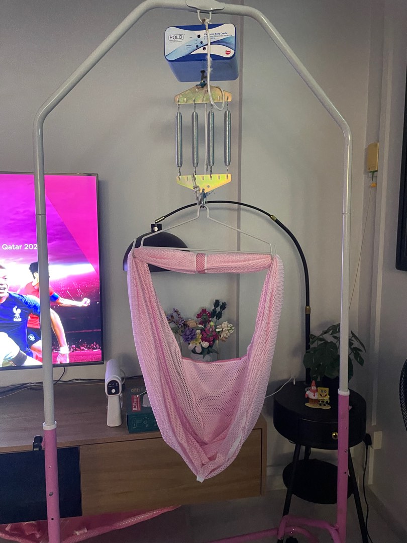 Electronic baby spring cot sarong, Babies & Kids, Baby Nursery & Kids ...