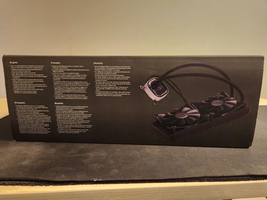 EVGA 280mm AIO Liquid Cooler 5 Year Warranty ARGB Logo, Computers ...