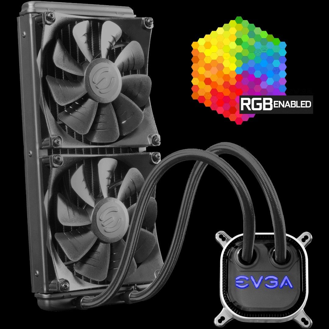 EVGA 280mm AIO Liquid Cooler 5 Year Warranty ARGB Logo, Computers ...